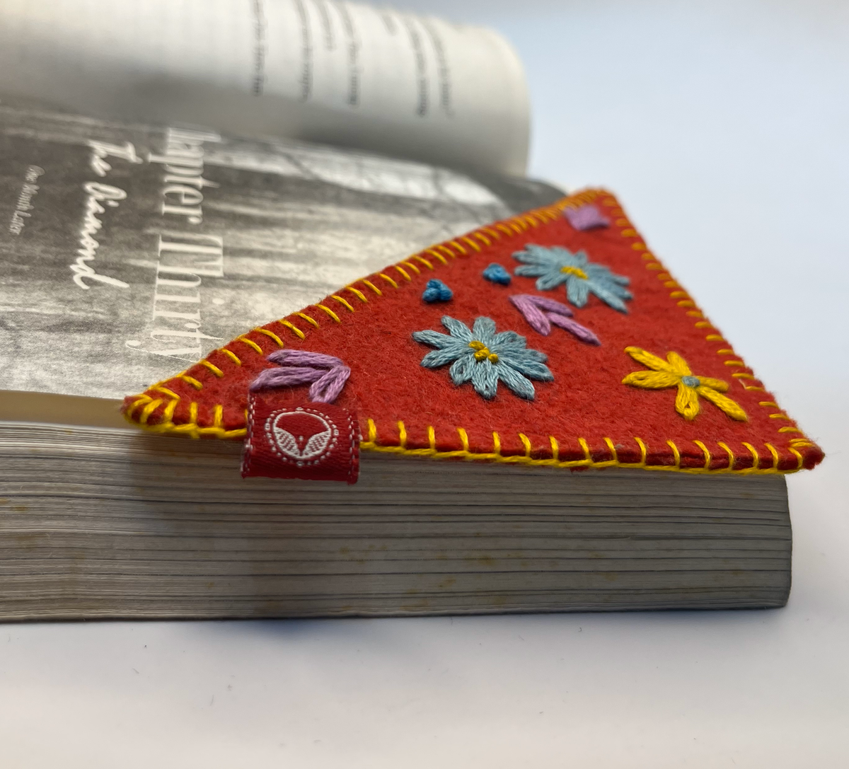 Handmade upcycled fabric bookmark | Sustainable Stationery – SEWA RUAAB